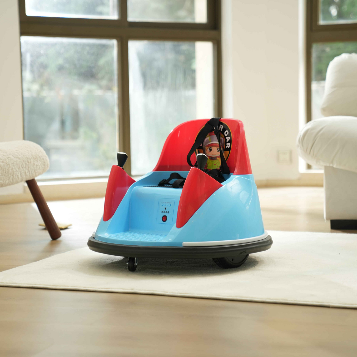 12V Bumper Car for 1.5-6 Years Kids Electric Ride on Toys | Zupapa