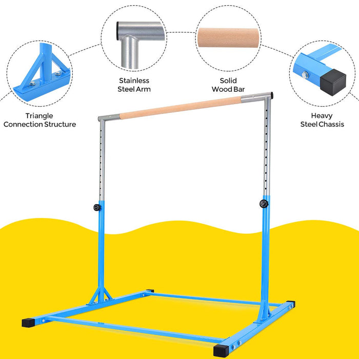 Gymnastics Bar - Best for Kids from 3 to 12 | Zupapa Leisure Sports